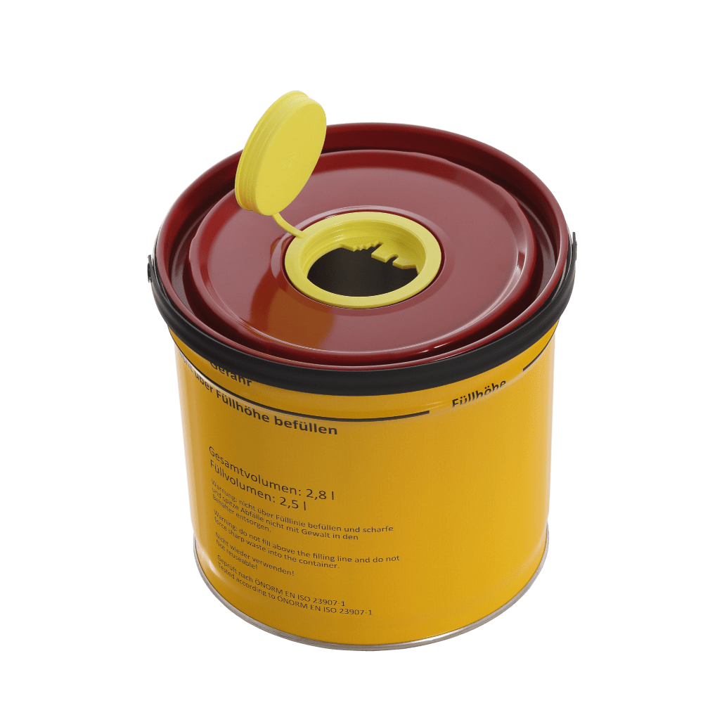 SafeCan Sharps Disposal Containers Metal Pails 2 5 Litres Buy Online SafeCan Sharps Disposal Containers Metal Pails 2 5 Litres Buy Online
